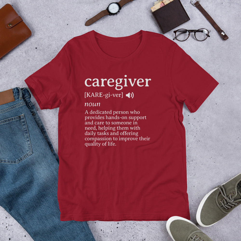 Caregiver Definition T-shirt – Sleeping Angel Treasures